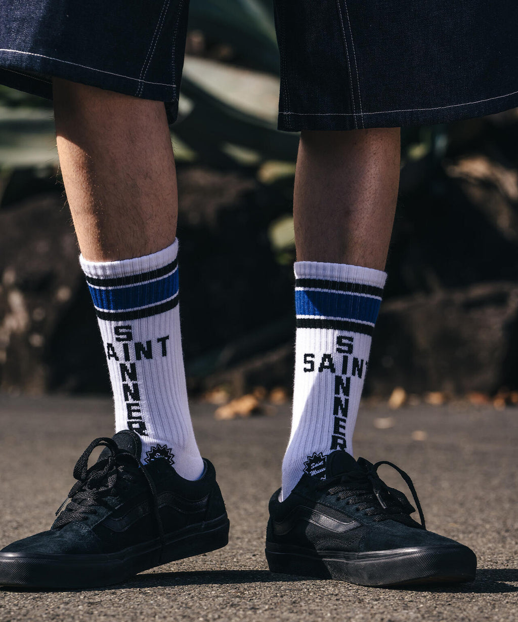 SAINT MICHAEL/セントマイケル/SOCKS SAINT BLUE | ROYAL FLASH（ロイヤルフラッシュ） ｜【公式】通販mix.tokyo（ミックスドットトウキョウ）