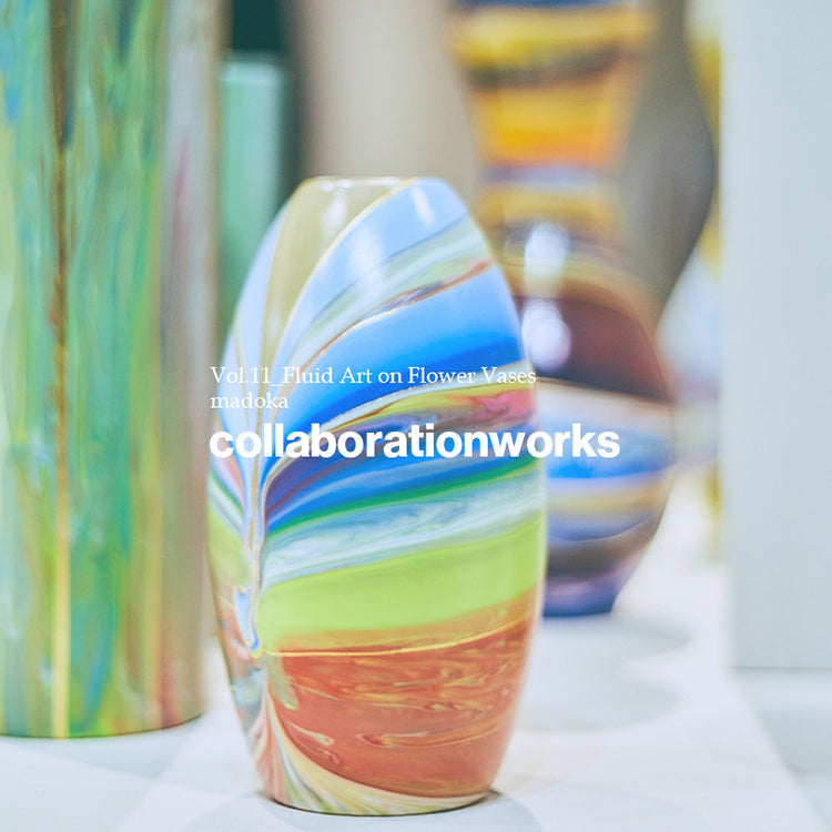 Collaboration Works Vol.11 - Fluid Art on Flower Vases feat. madoka ｜h ...