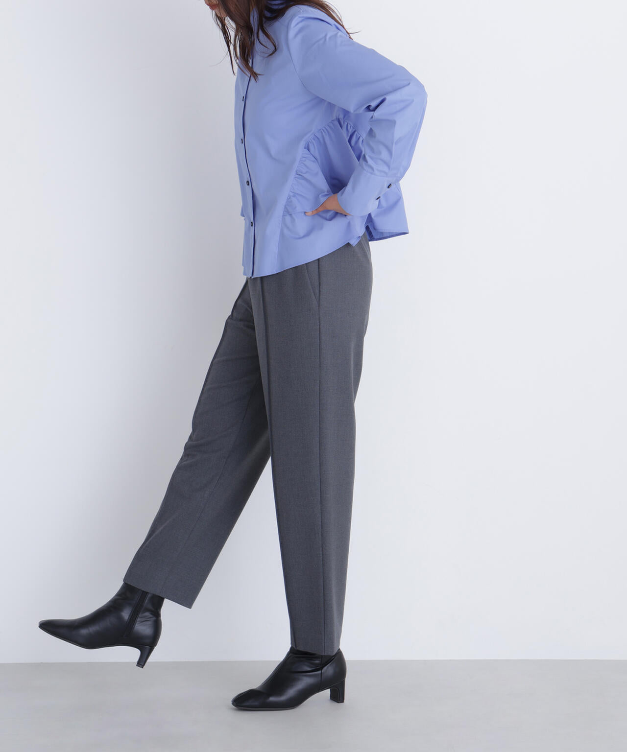 裏起毛イージーテーパードパンツ | NATURAL BEAUTY BASIC（ナチュラル