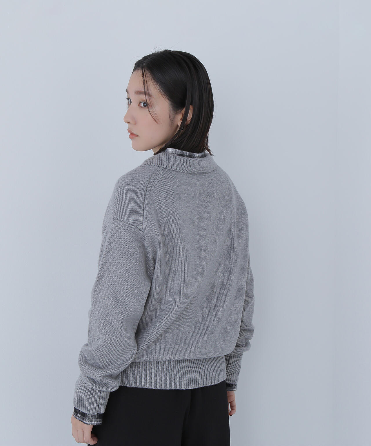 スキッパーポロニット | NATURAL BEAUTY BASIC（ナチュラル