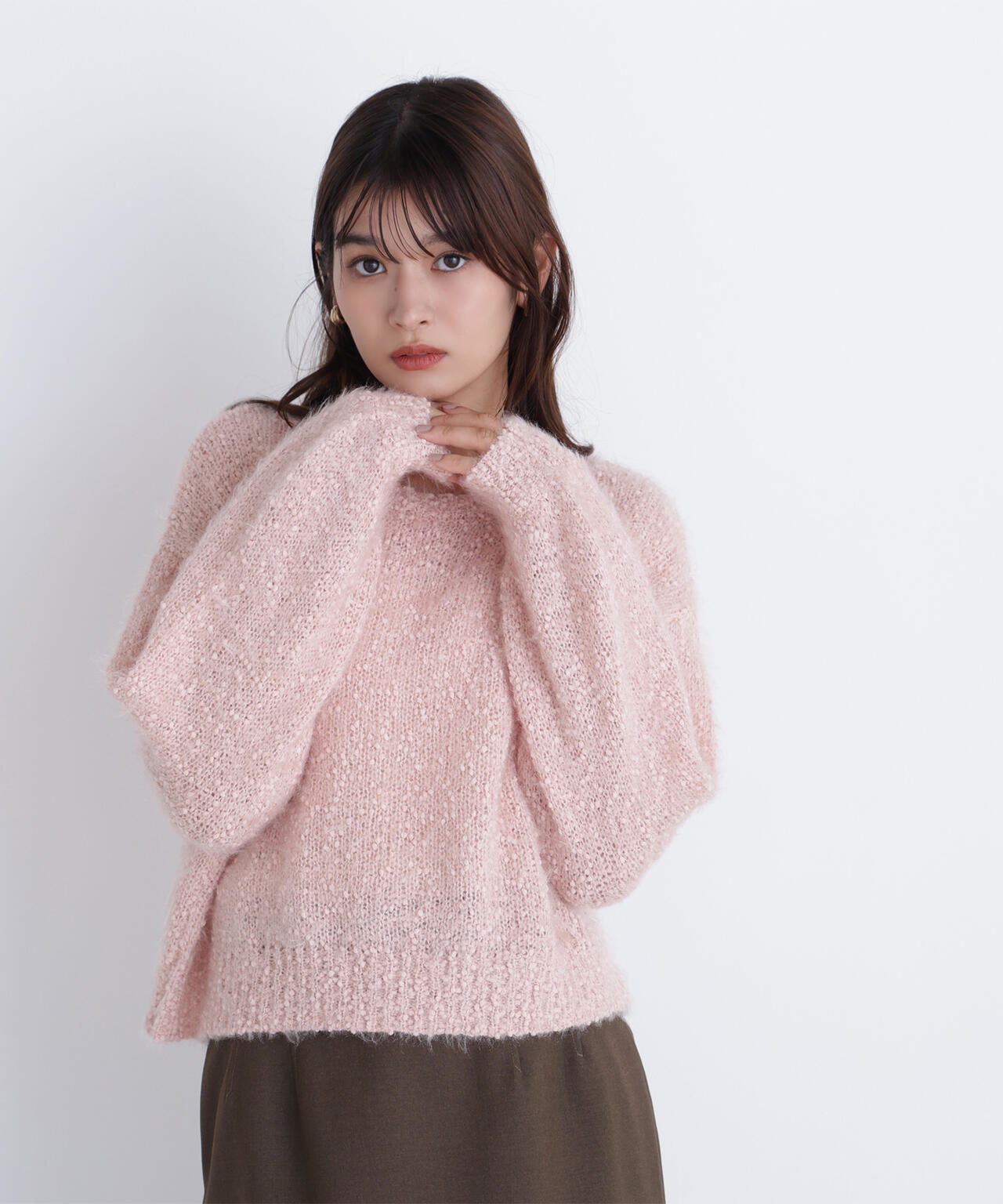 フェザーネップニット | NATURAL BEAUTY BASIC（ナチュラル