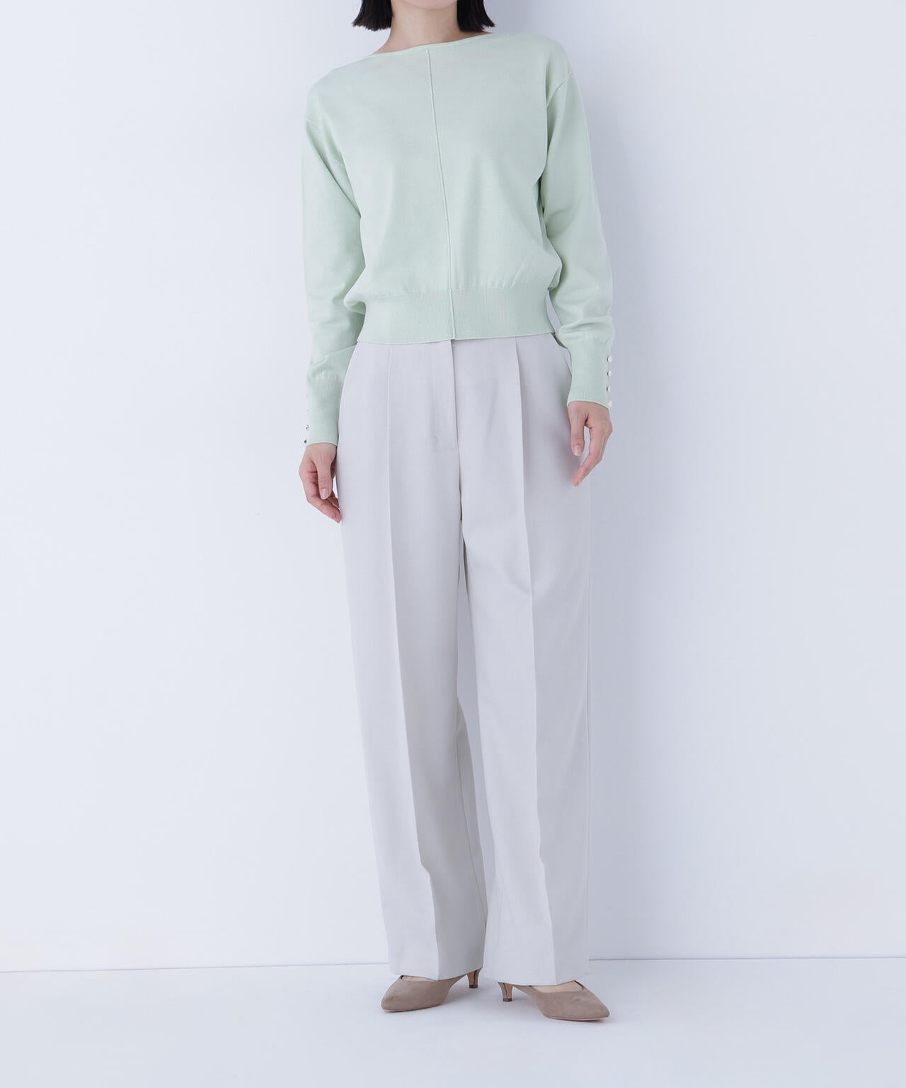 ダブルブレスト SETUP パンツ | NATURAL BEAUTY BASIC（ナチュラル