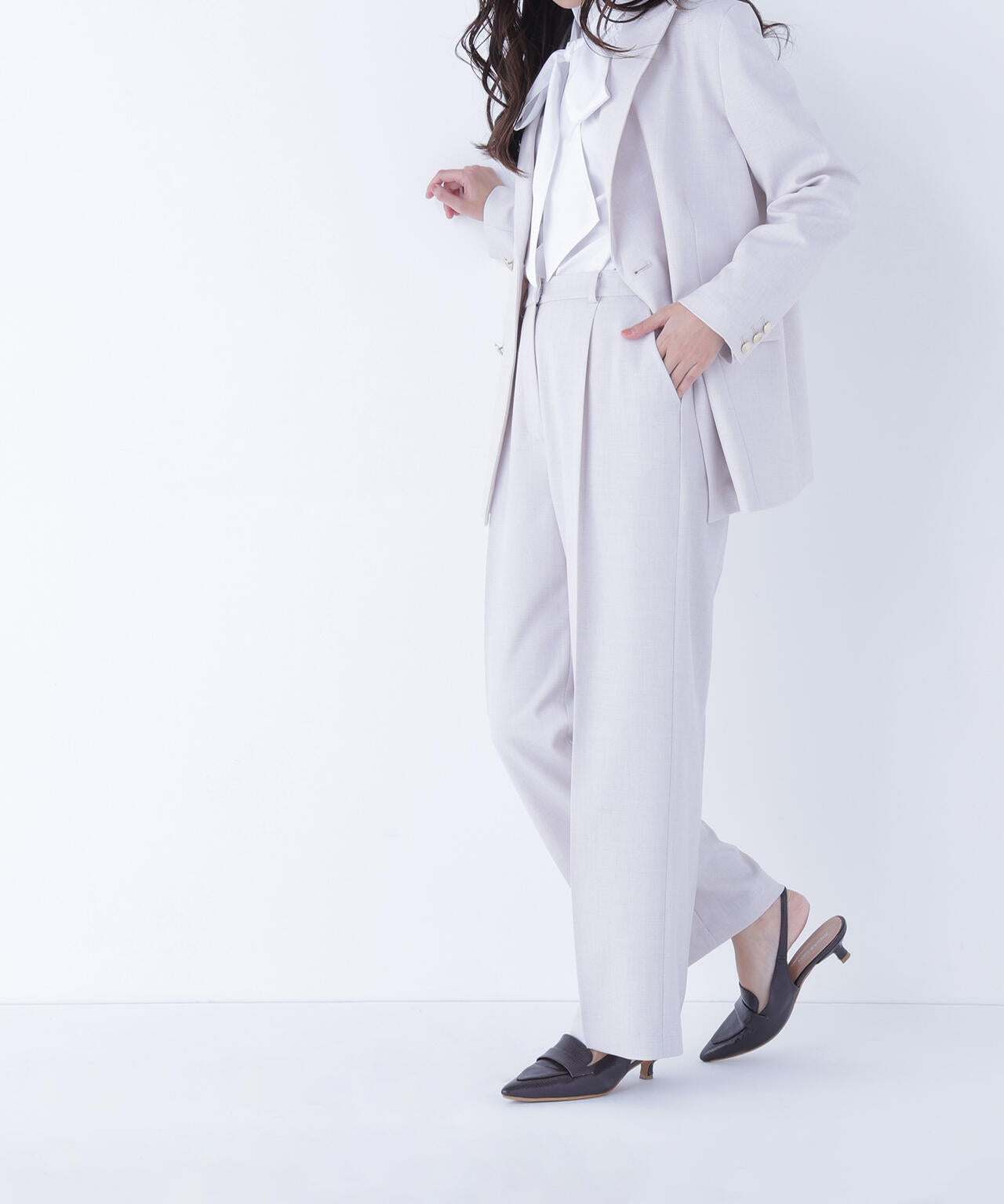 ダブルブレスト SETUP パンツ | NATURAL BEAUTY BASIC（ナチュラル