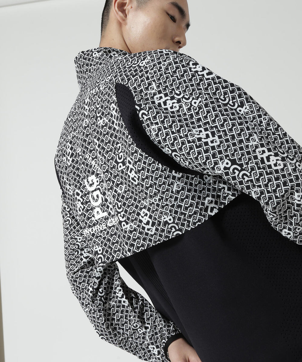 【PGG】【直営店舗&公式オンライン限定】Nyストレッチラチネコンビブルゾン ＜PGG繋ぎ柄＞ (MENS) | PEARLY GATES ...