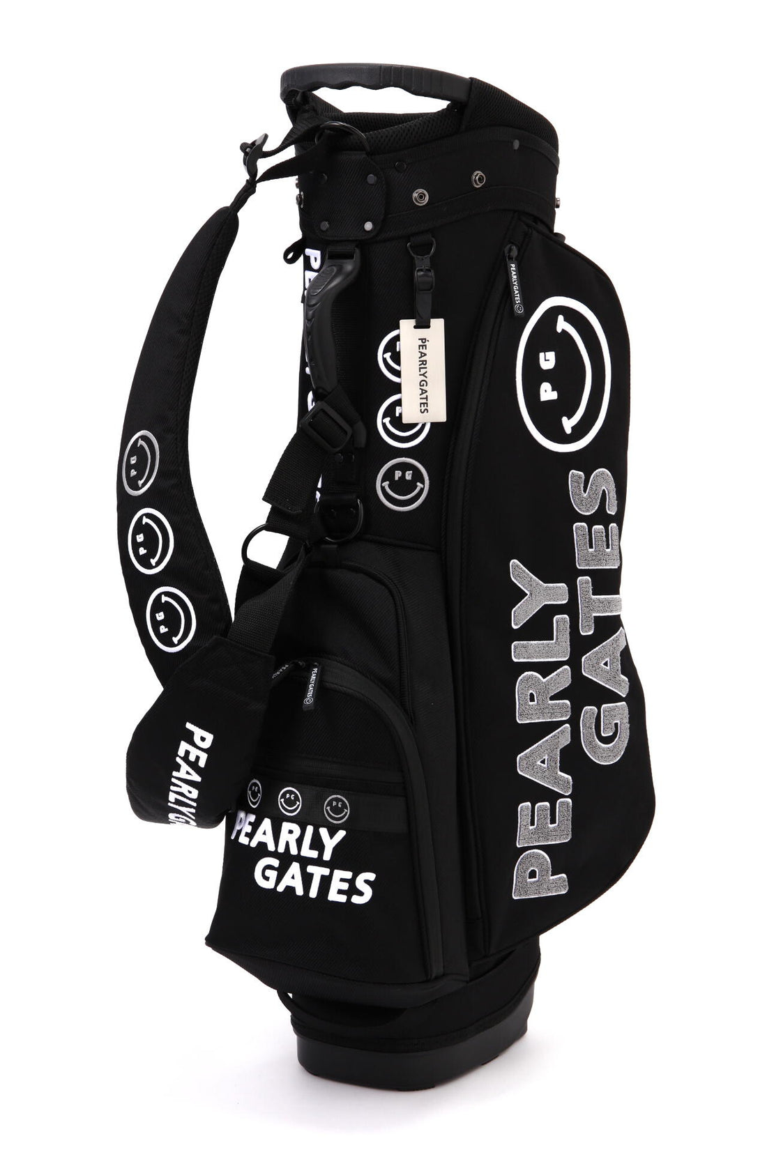 【公式オンライン&一部店舗限定】BLACK PG SMILE軽量スタンド式キャディバッグ (46インチ対応) (9型) (UNISEX ...