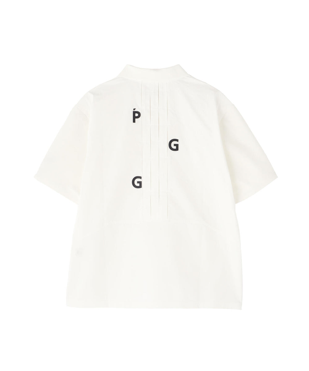 【PGG】【直営店舗&公式オンライン限定】TEXBRID ハイゲージ天竺 半袖ジップポロシャツ (MENS) | PEARLY GATES ...