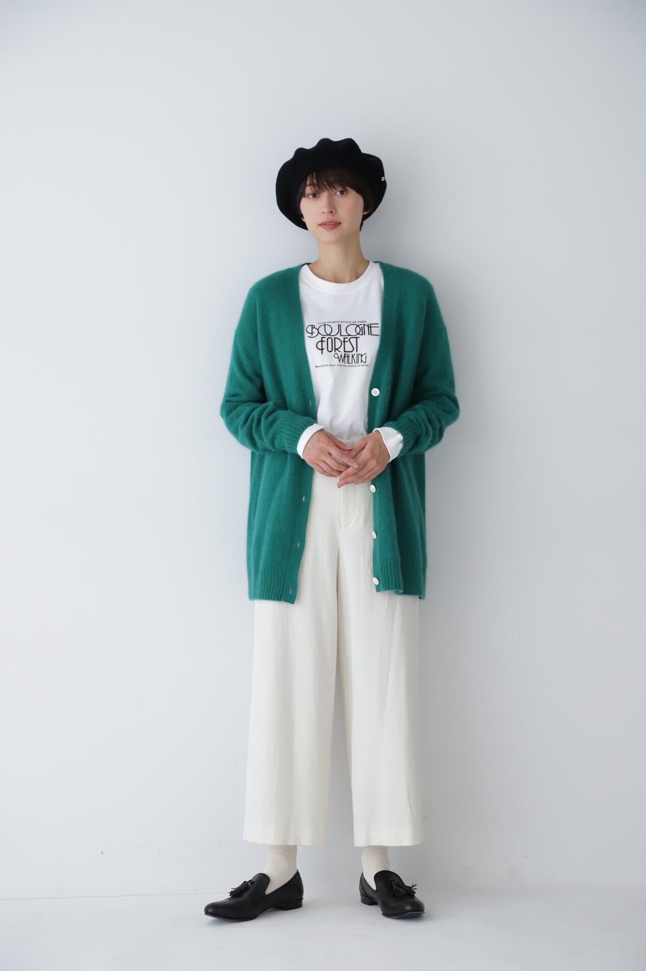 TOPツイルストレッチパンツ | human woman（ヒューマンウーマン