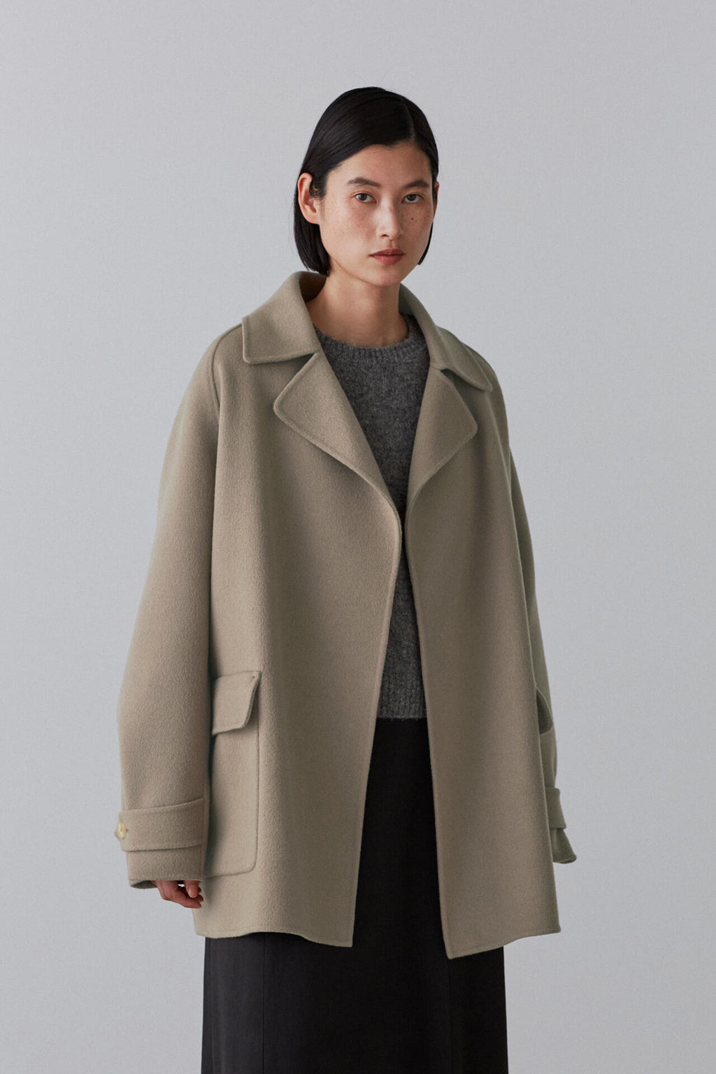 YLÈVE / LAMBSWOOL DOUBLE CLOTH BEAVER SHORT CO | YLÈVE（イレーヴ） ｜【公式】通販mix ...