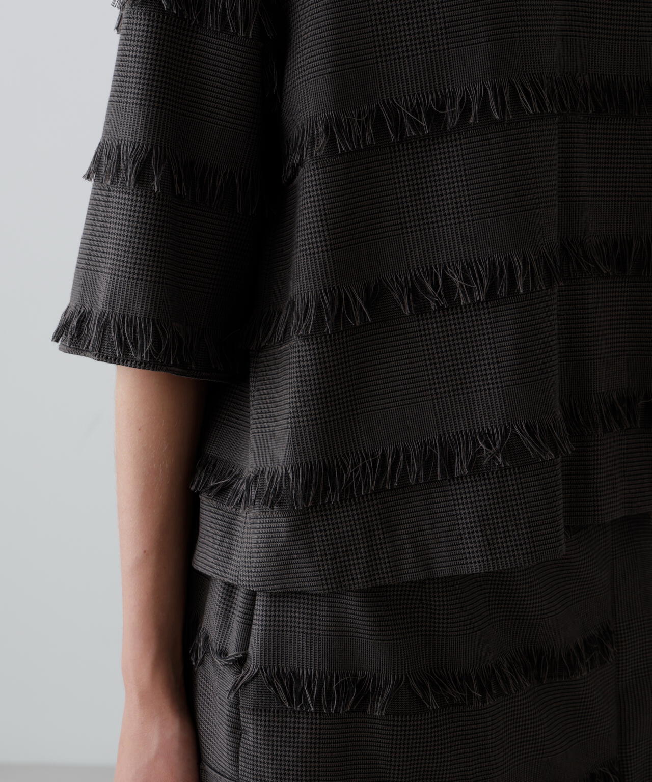 フリンジチェックブラウス | ADORE（アドーア） ｜【公式】通販mix