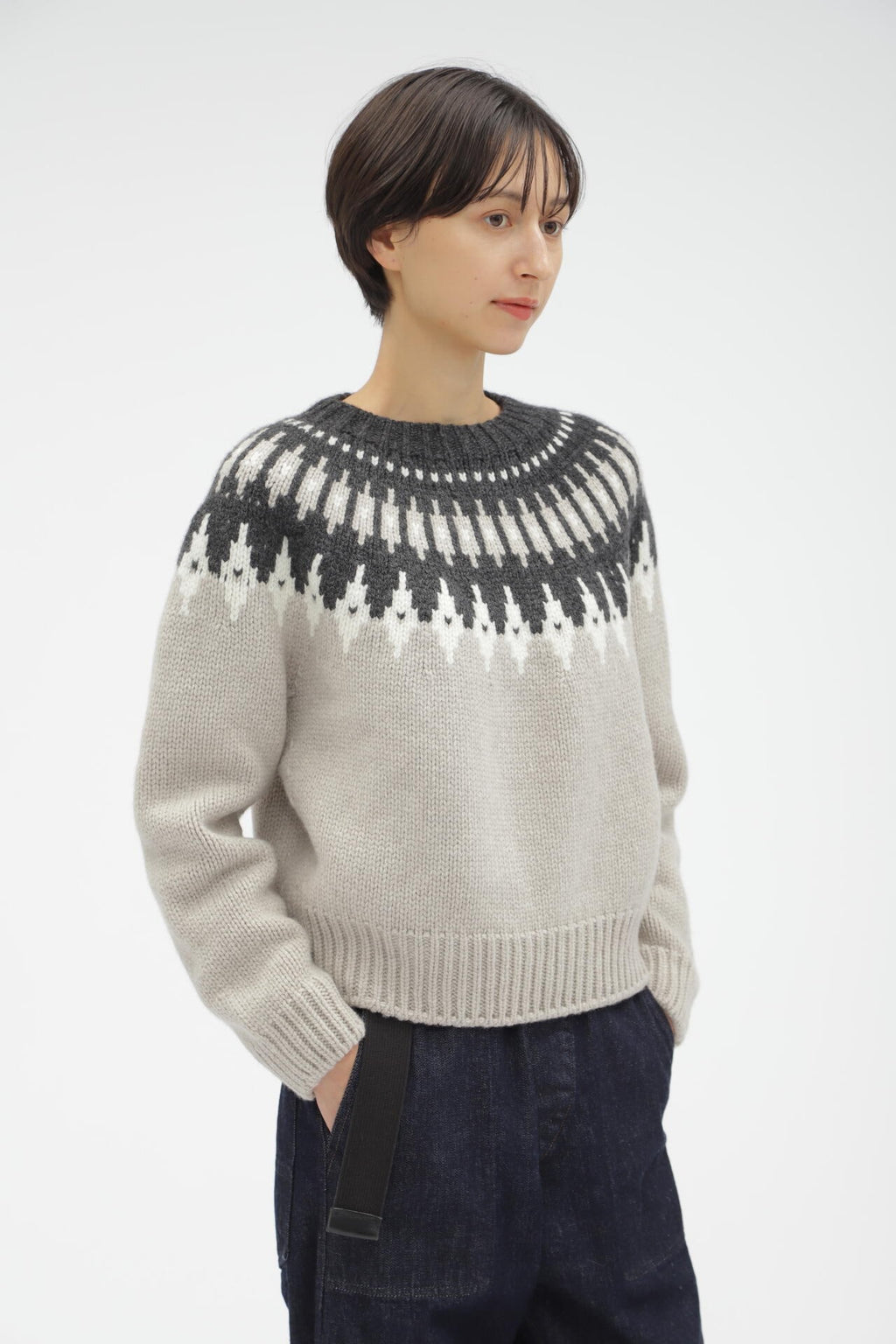 WOOL CASHMERE SILK FAIRISLE | MARGARET HOWELL（マーガレット・ハウエル） ｜【公式】通販mix ...