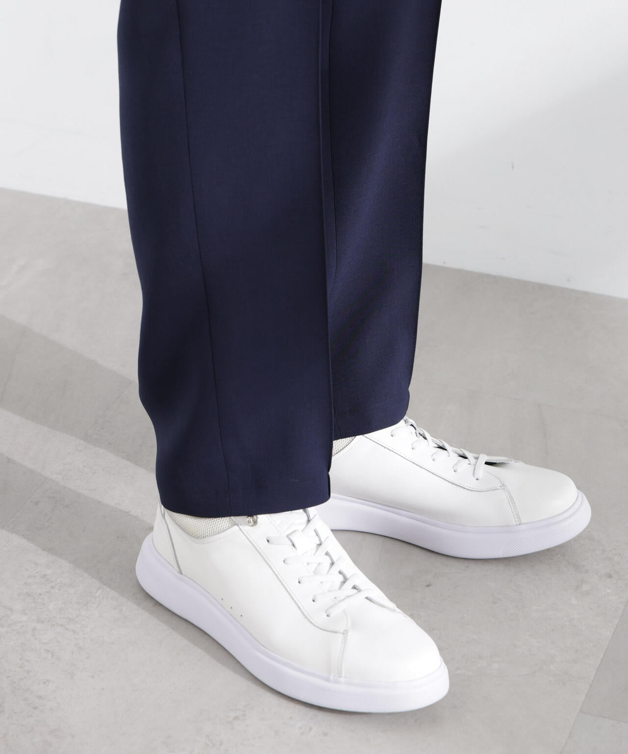 N TROUSERS PREMIUM」強撚ピケストレッチパンツ(セットアップ可