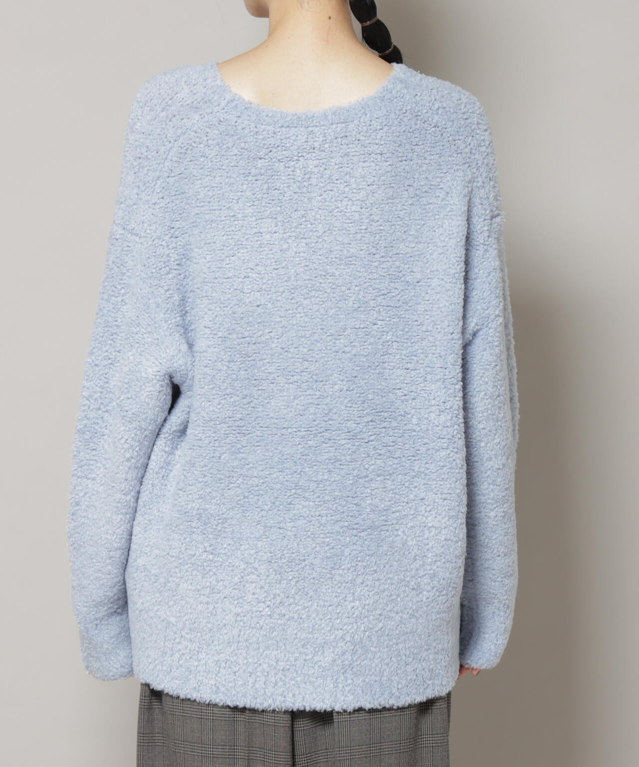 ウールフェザーVネックニットプルオーバー | NANO universe（ナノ