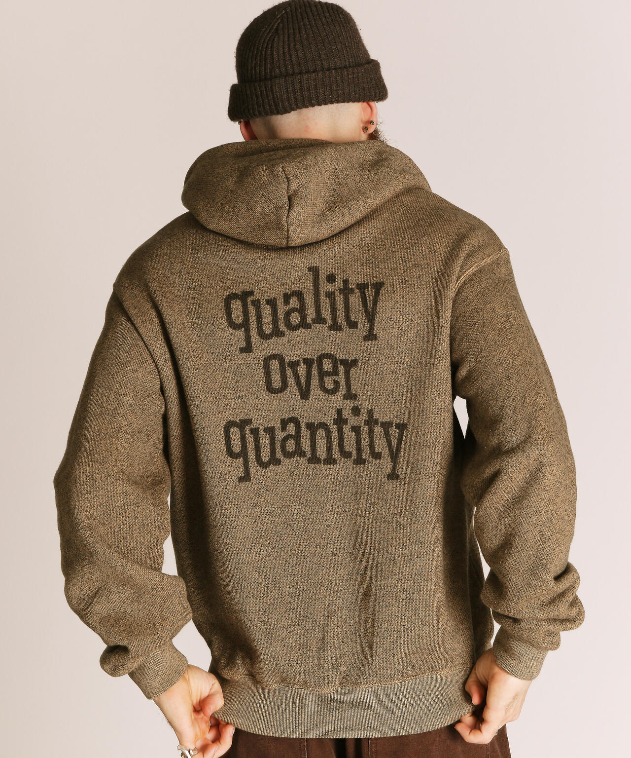 SALT AND PEPPER HOODED SWEAT/ソルト アンド ペッパー パーカー