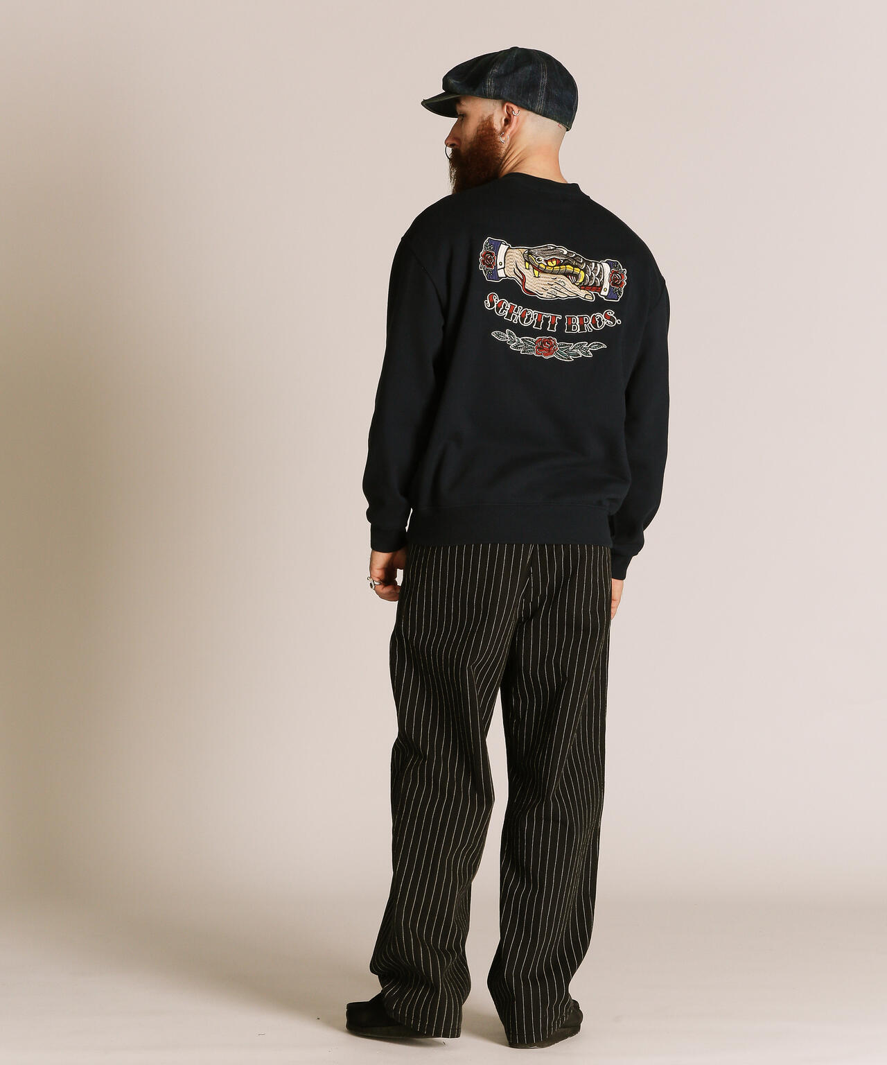 SHAKE HAND SNAKE CREW SWEAT/シェイクハンドスネーク クルー