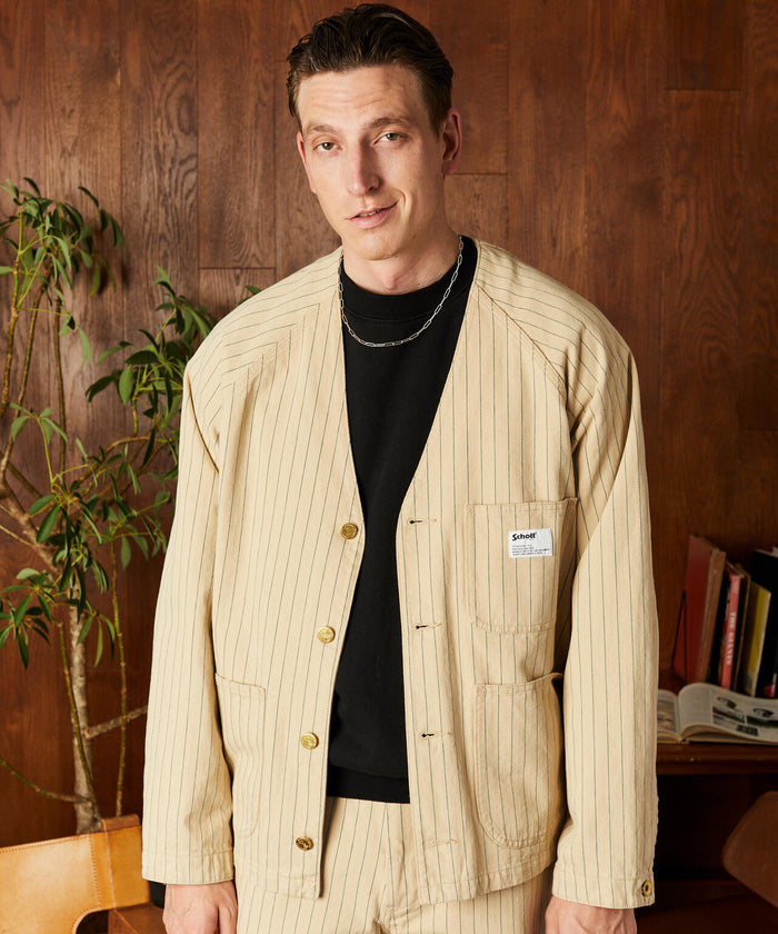 STRIPE ENGINEER JACKET/ストライプ エンジニア ジャケット | Schott（ショット） ｜【公式】通販mix ...