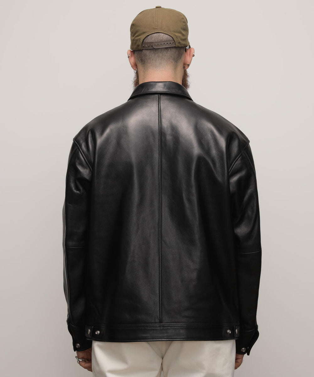 LEATHER TRACKER JACKET/レザートラッカージャケット | Schott（ショット） ｜【公式】通販mix.tokyo（ミックスドットトウキョウ）