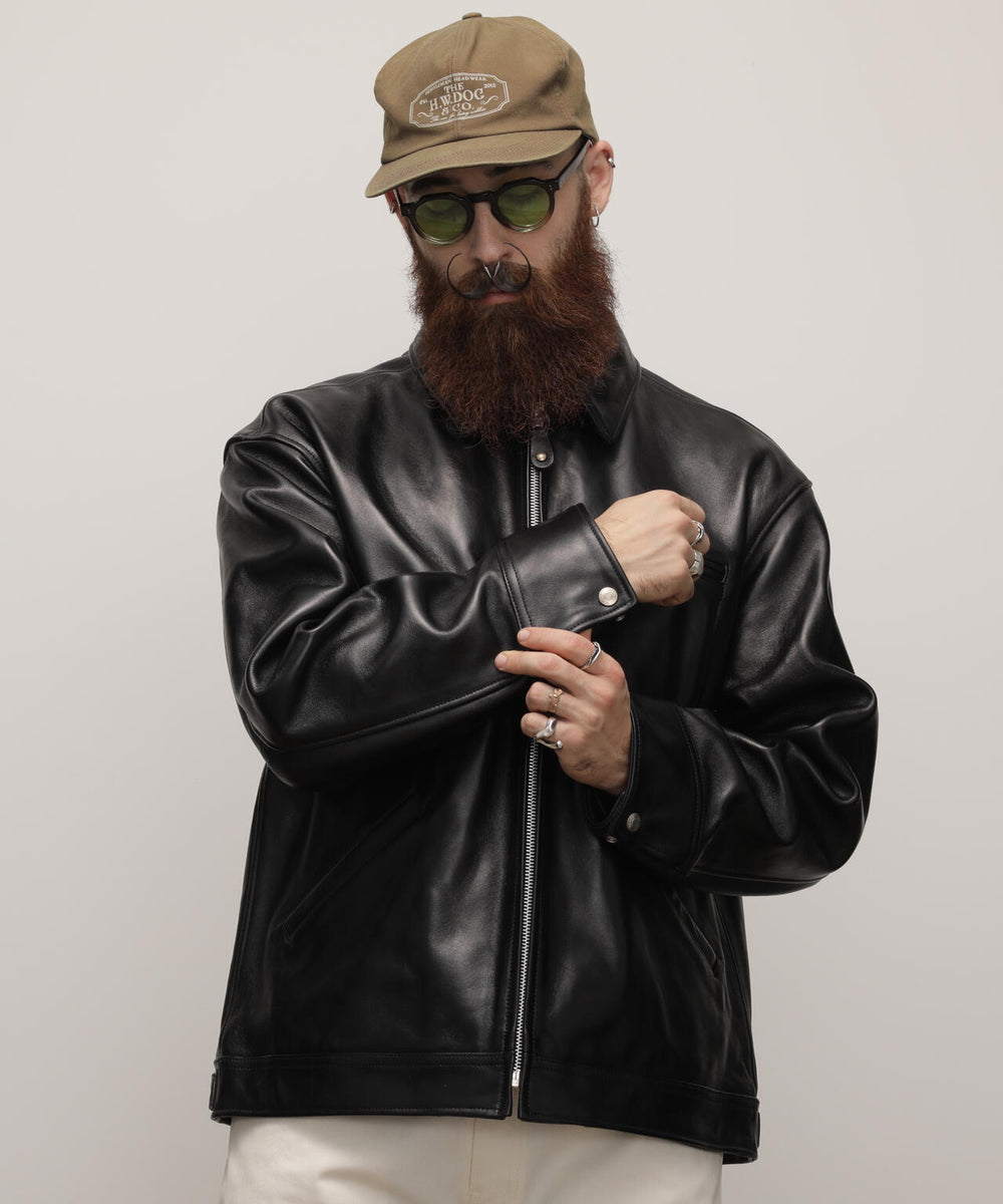 LEATHER TRACKER JACKET/レザートラッカージャケット | Schott（ショット） ｜【公式】通販mix.tokyo（ミックスドットトウキョウ）