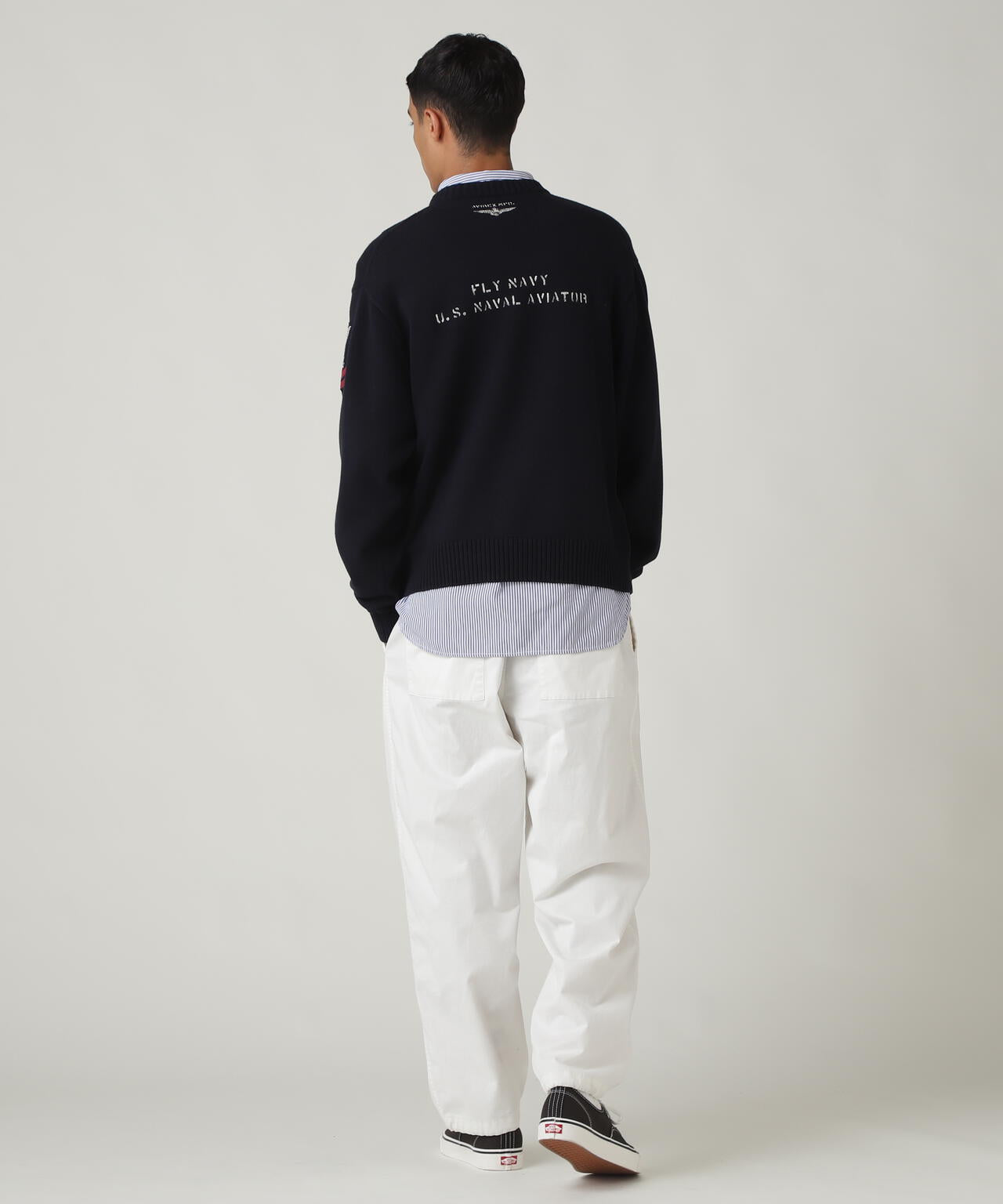 NAVAL CREWNECK KNIT / ネイバル クルーネック ニット / AVIREX