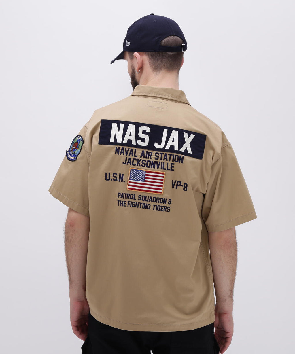 COOLMAX NAS JAX SHORTSLEEVE SHIRT | AVIREX（アヴィレックス） ｜【公式】通販mix.tokyo ...