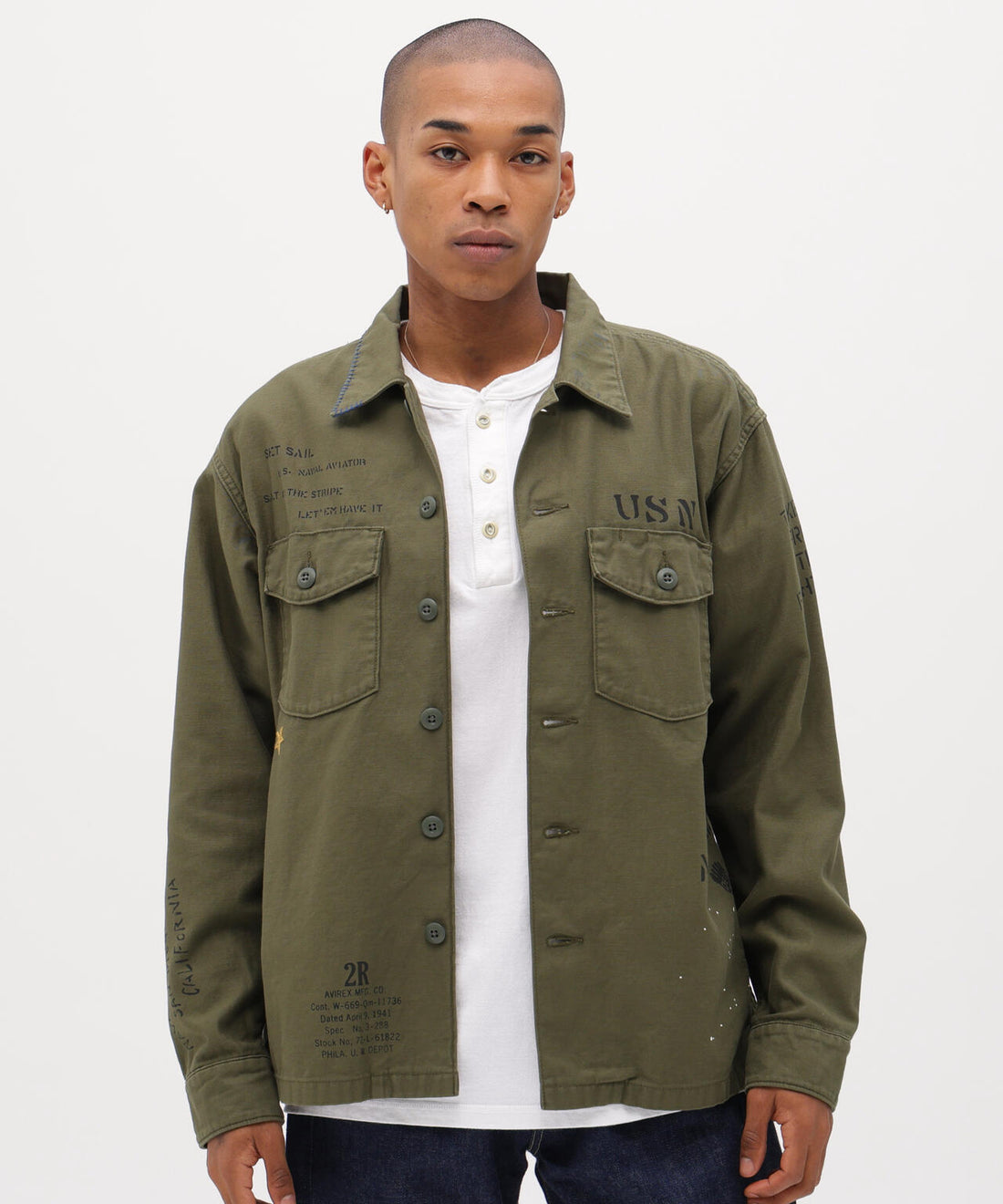 AGED LOOK L/S UTILITY SHIRT | AVIREX（アヴィレックス） ｜【公式】通販mix.tokyo（ミックスドット ...