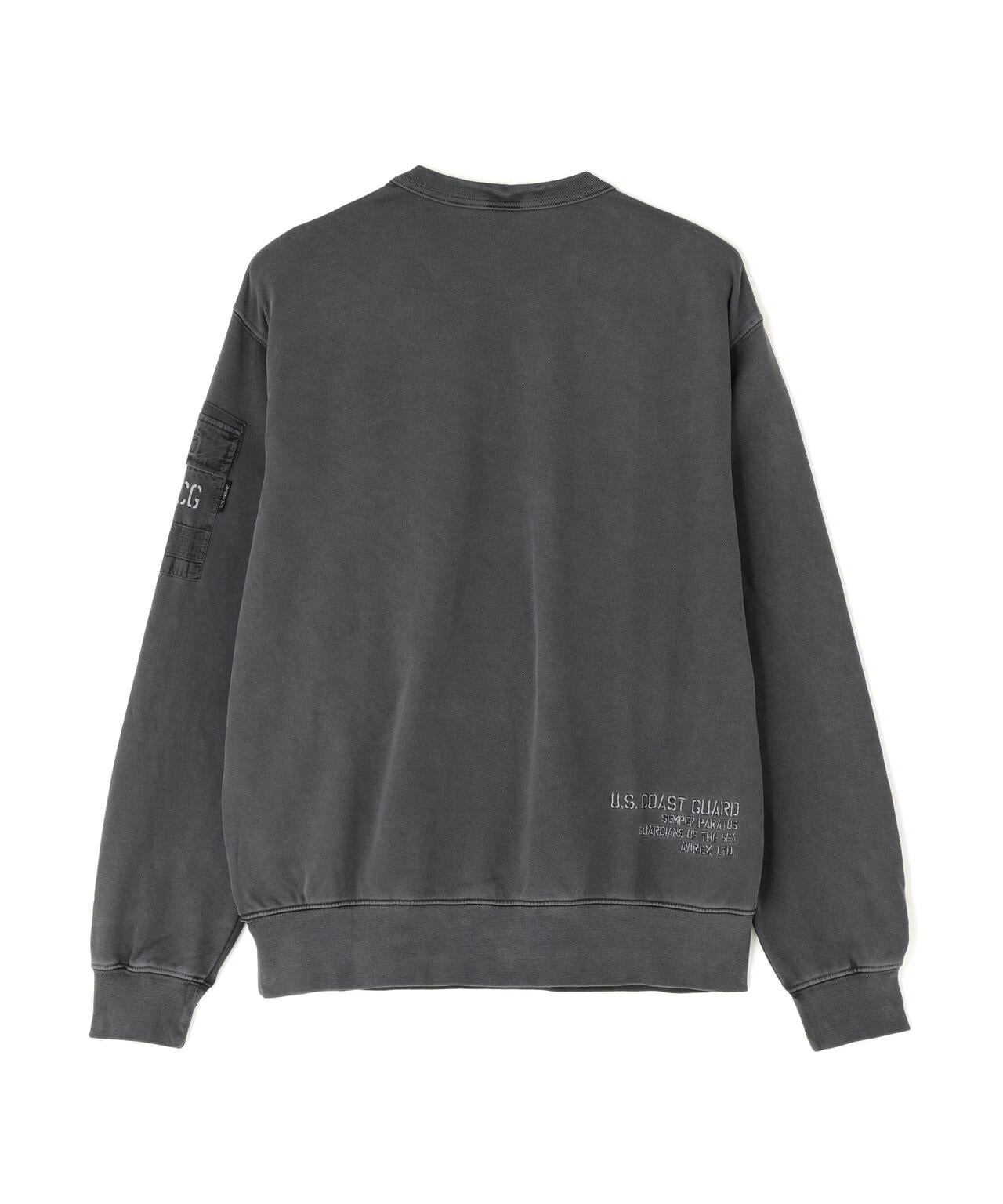 FADED MIL.POCKET CREWNECK SWEAT | AVIREX（アヴィレックス