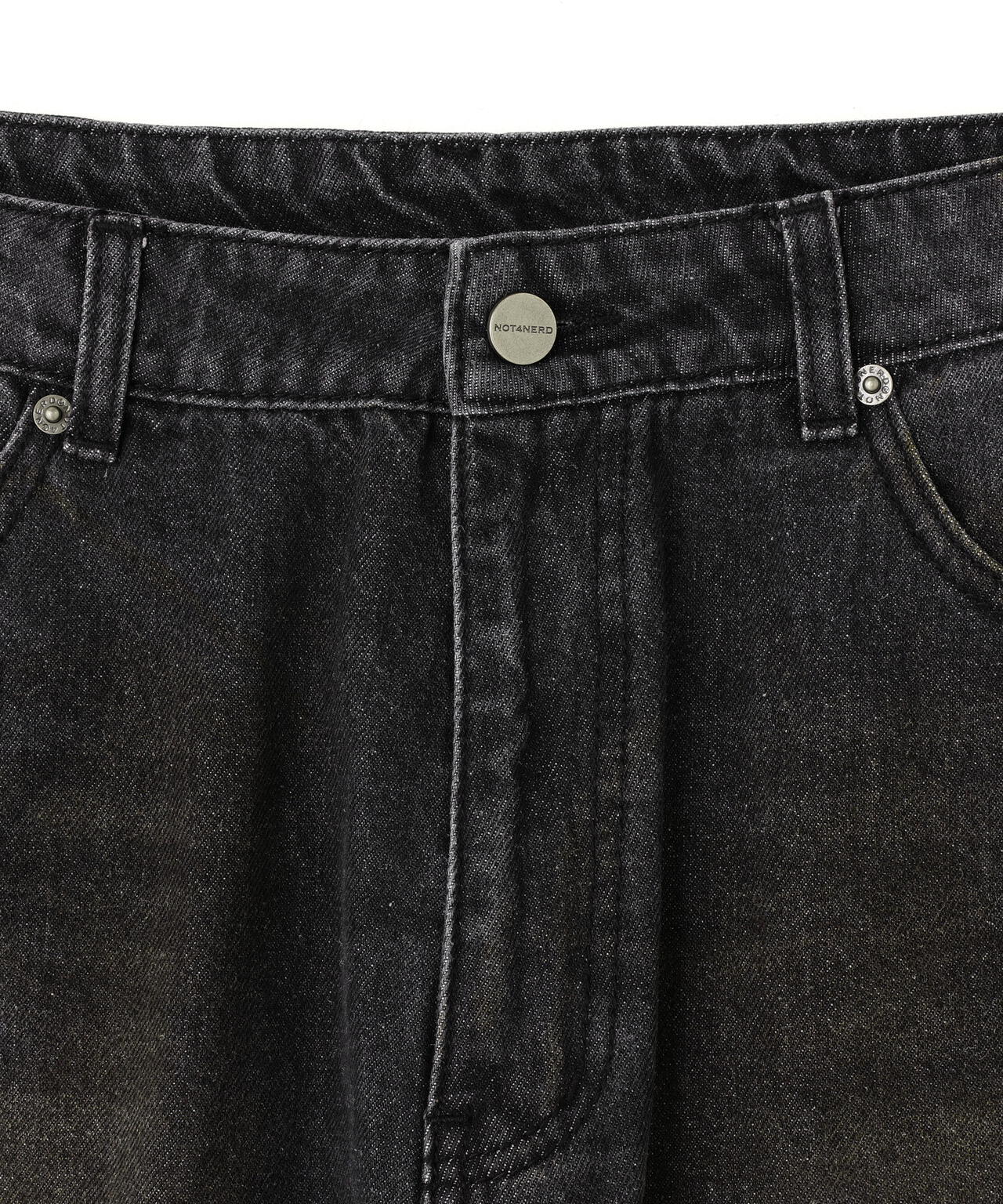 NOT4NERD/ノットフォーナード/MUD WASHED REGULAR FIT DENIM PANTS
