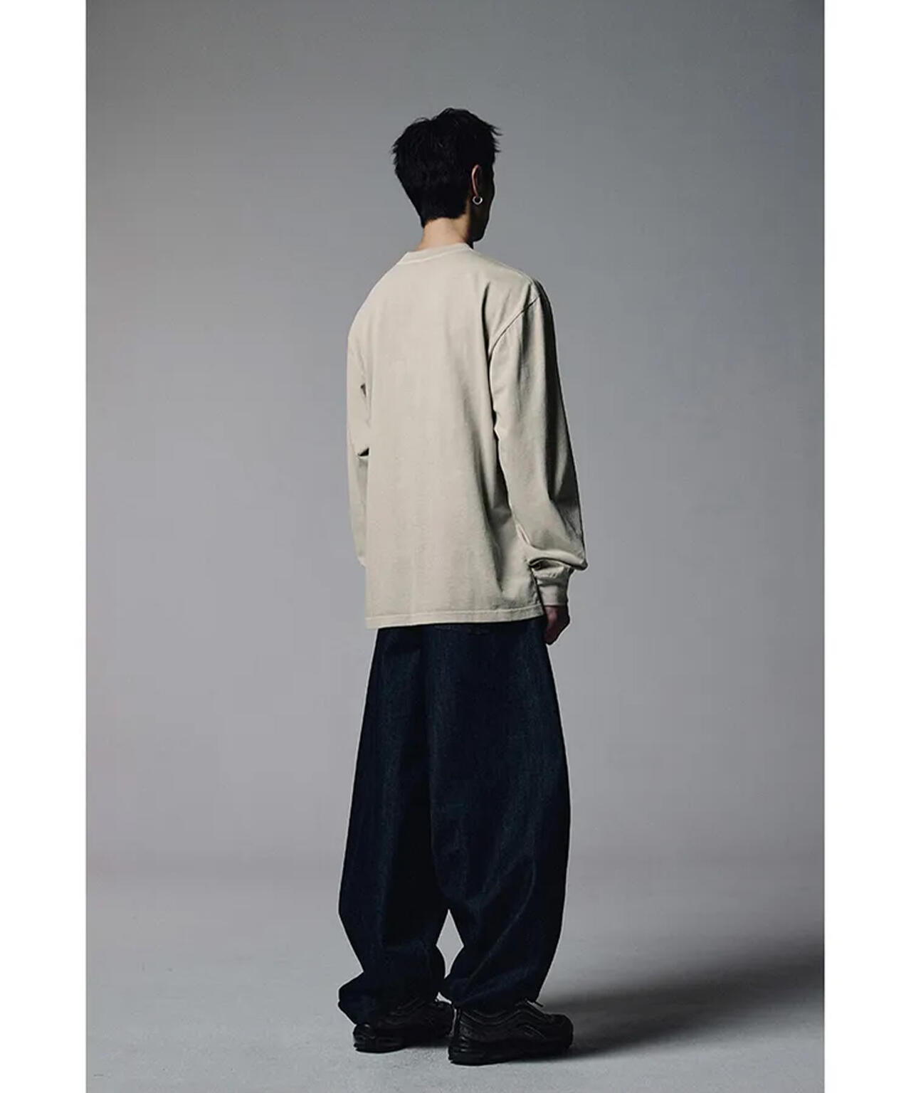 NOT4NERD/ノットフォーナード/POSTER ASHEN DAWN PIGMENT L/S TEE