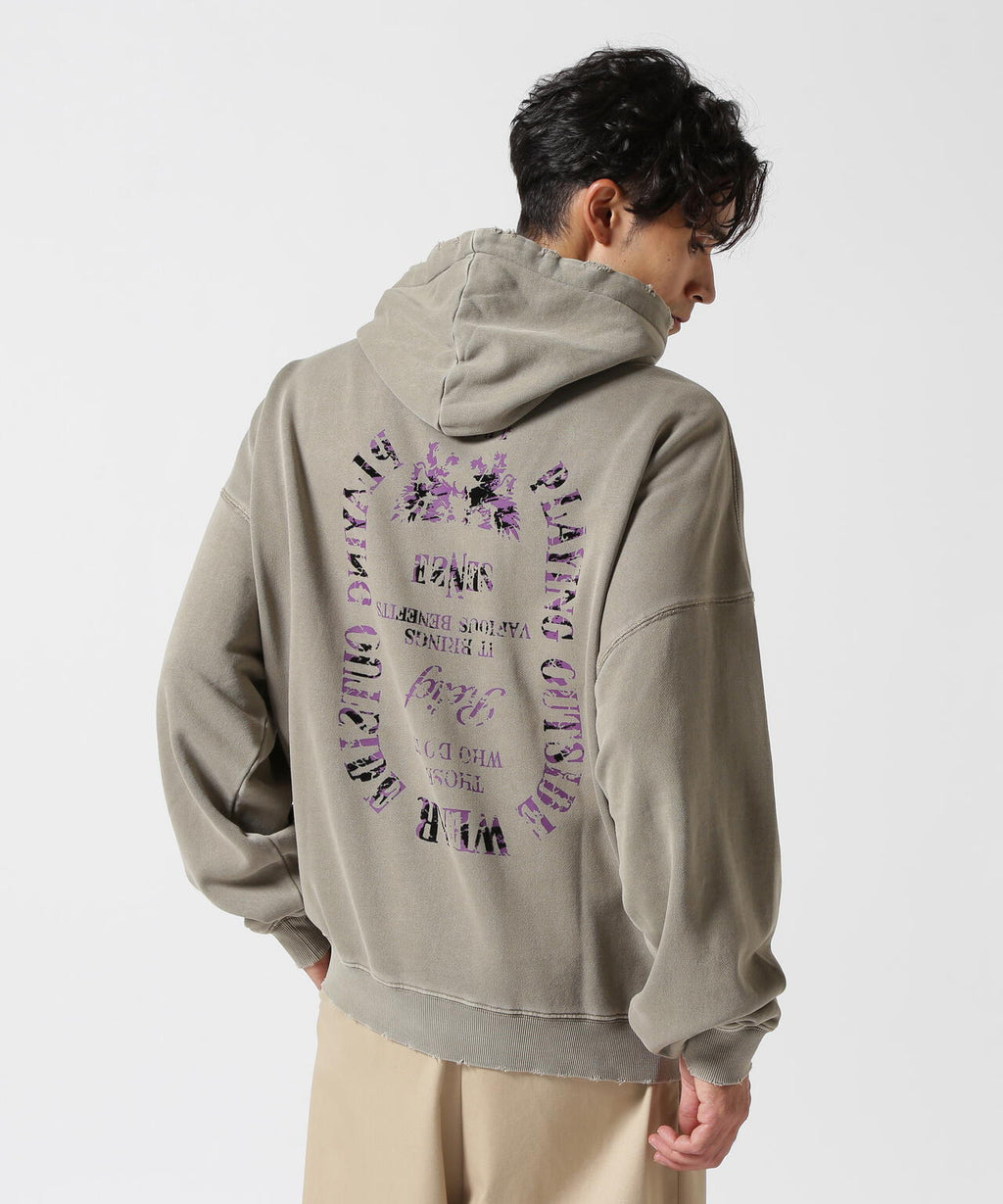 LUSOR（ルーソル）PIGMENT SWEAT HOODIE EMBLEM | B'2nd（ビーセカンド） ｜【公式】通販mix.tokyo ...