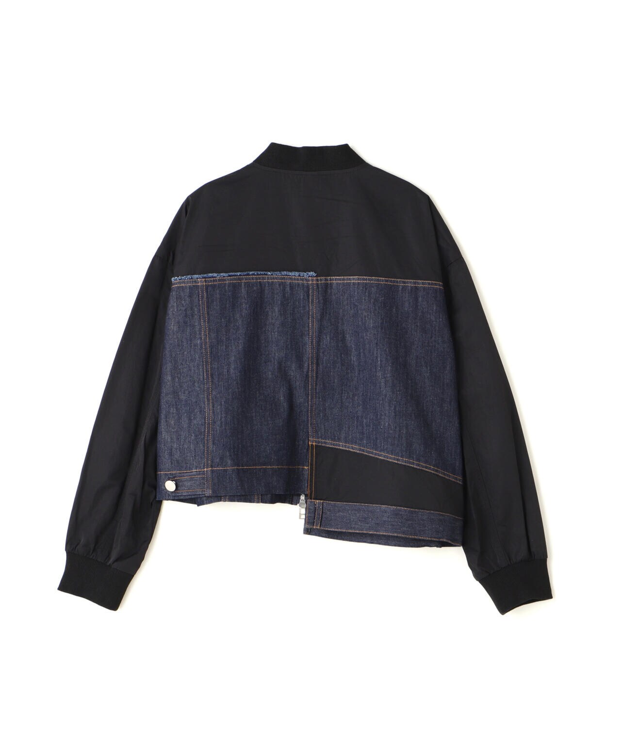 AULA AILA（アウラ アイラ）別注デニムコンビネーションブルゾン | B