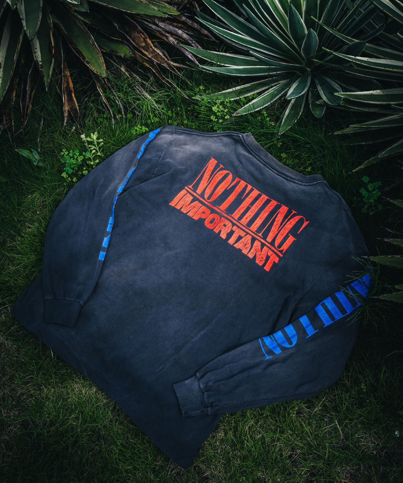 SAINT MICHAEL/セントマイケル/KK_LS TEE/NOTHING IMP/BLACK | ROYAL