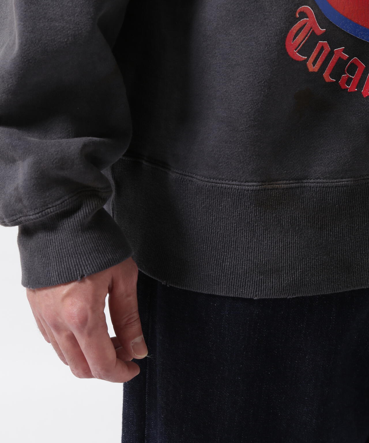 SAINT MICHAEL/セントマイケル/LM_CRW-N SWEAT / PRIMITIVE /BLK