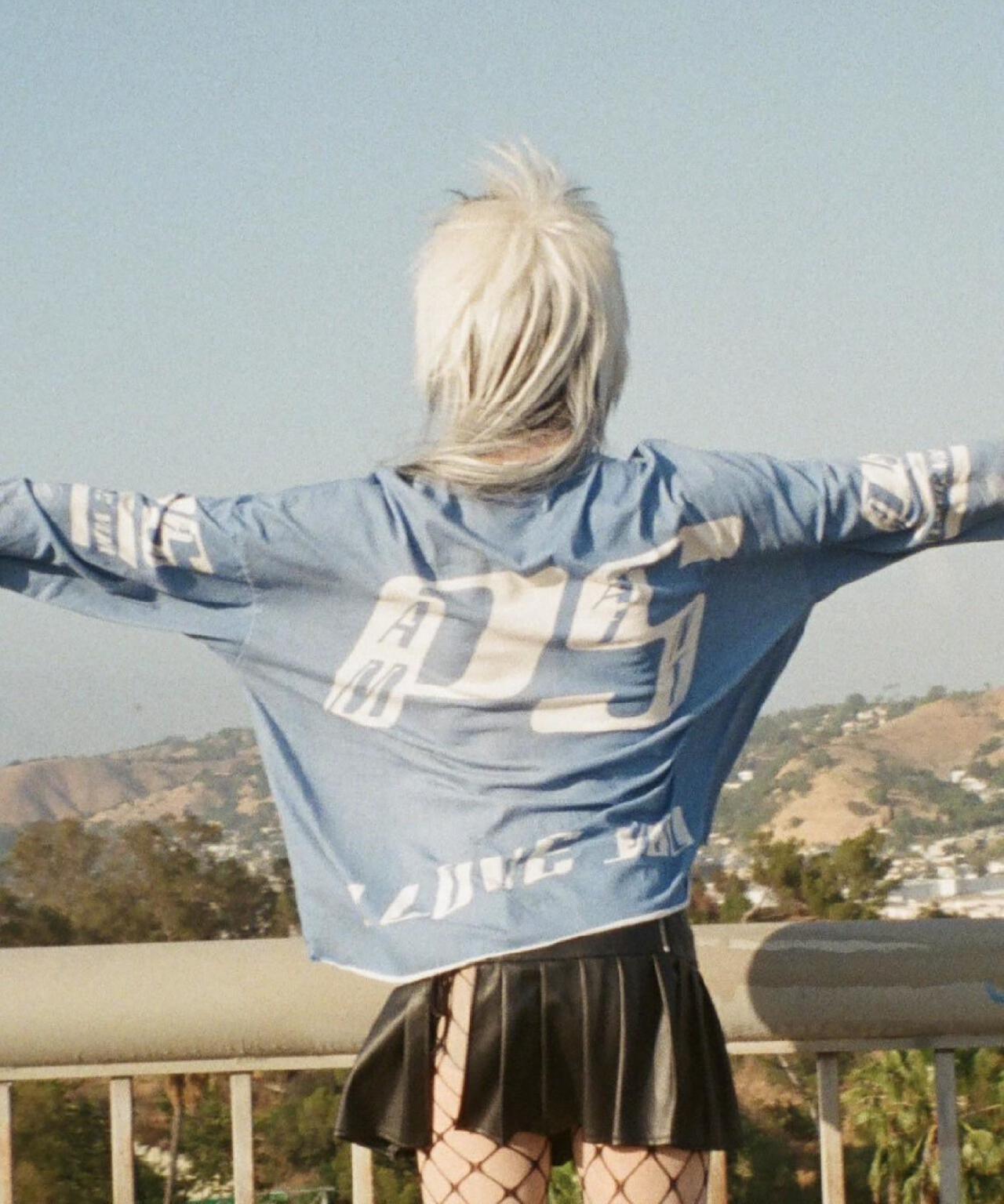 SAINT MICHAEL/セントマイケル/PAM_LS TEE/SAINT PAM/BLUE | ROYAL