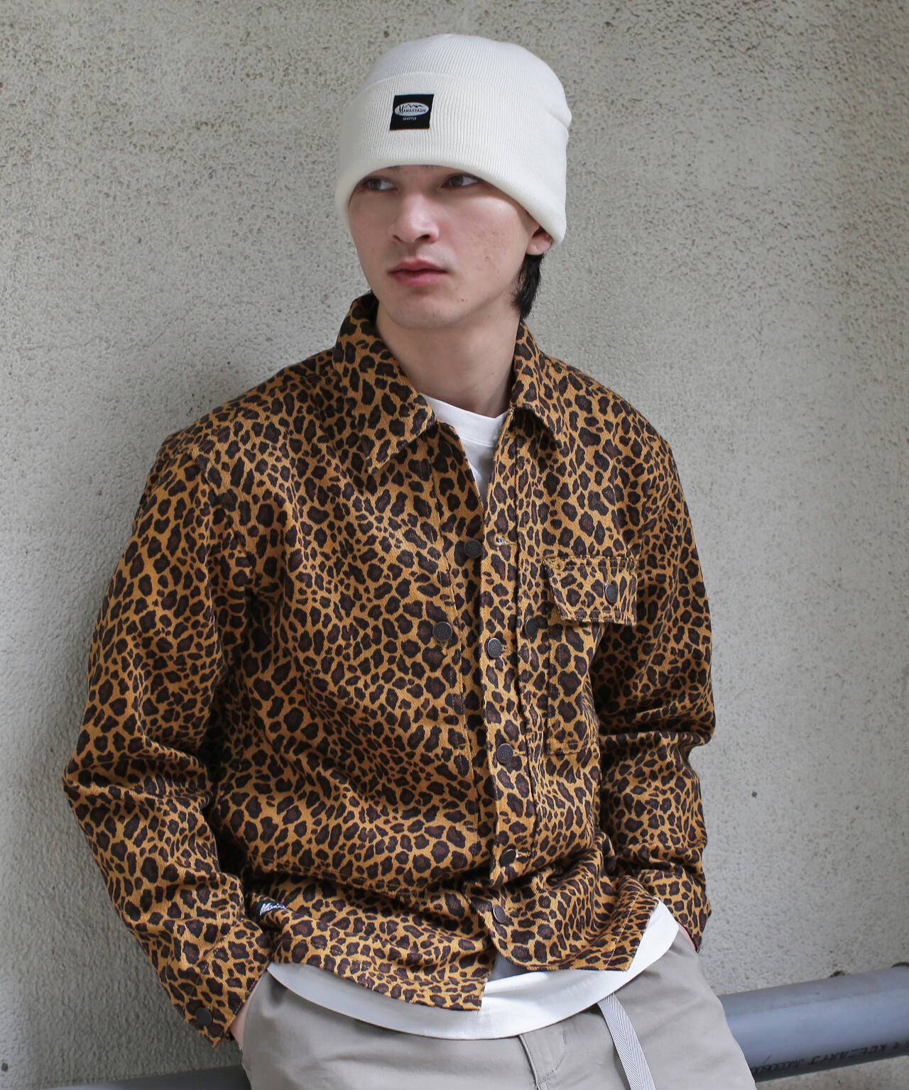 マナスタッシュ MANASTASH ヘンプ ツイル ショート レオパード HEMP